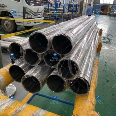 China Titanium Tube Target Titanium Gr2 133OD*125ID*2140L ASTM B861-06 a for sale