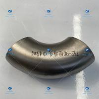 China Nonmagnetic Non Toxic Gr2 45OD*4 Titanium Elbow for sale