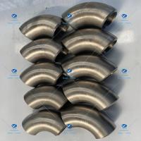 China Titanium Gr2 OD76*ID5.5 Round Tube Elbow High Strength for sale