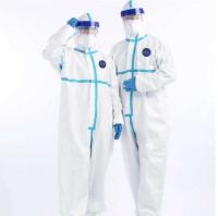 China Health / Household Full Body Disposable Coveralls , White Medical Disposable Products for sale