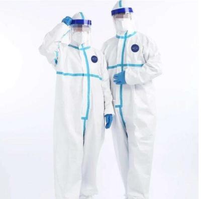 China Health / Household Full Body Disposable Coveralls , White Medical Disposable Products for sale