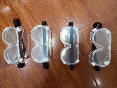 China Scratch Resistant Lab Safety Goggles , Transparent Anti Fog Safety Glasses for sale