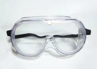 China Clear Lightweight Disposable Protective Goggles Ergonomic Curved Design for sale