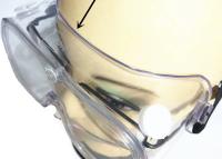 China Vinyl Frame Disposable Medical Supplies Surgical Eye Protection Glasses for sale