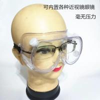 China Fully Sealed Isolation Safety Eye Protection Goggles With Wide Vision Field for sale