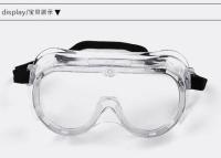 China Custom Logo Construction Safety Eye Protection Goggles PVC / PC Material for sale