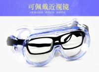 China Anti Saliva Uv Blocking Safety Glasses , Full Enclosed Work Safety Goggles for sale