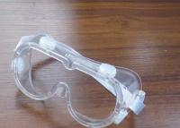 China PVC Dust Proof Eyeglasses , Uv Protection Safety Goggles Adjustable Elastic Band for sale