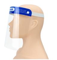 China Double Side Full Face Clear Face Shield , OEM Safety Dental Visor Face Shield for sale