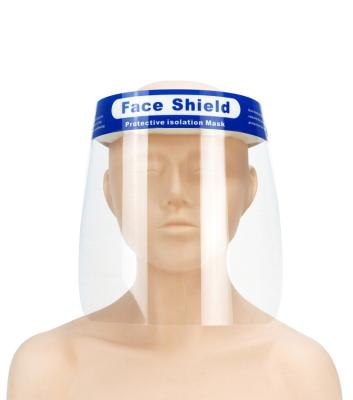 China Wrap Around Face Shield Visor , Polycarbonate Industrial Face Shield for adult for sale