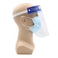 China Polymer Medical Protective Face Shield Elastic Headband With Foam Disposable Use for sale