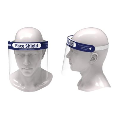 China Plastic PET Antiviral Face Shield , Medical Chemical Splash Face Shield for sale