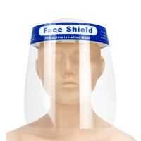 China Surgical Full Face Safety Shield No Distortion Wrap Around Adjusted Size for sale
