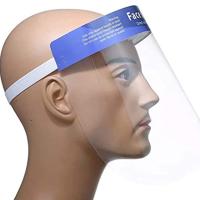 China Wrap Around Dental / Chemical Face Shield , PET Clear Plastic Face Shield for sale