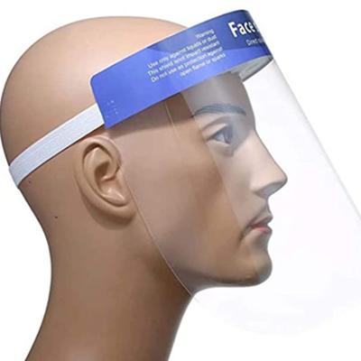 China Wrap Around Dental / Chemical Face Shield , PET Clear Plastic Face Shield for sale