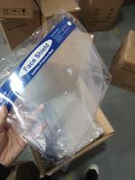 China Wrap Around Dental / Chemical Face Shield , PET Clear Plastic Face Shield for sale