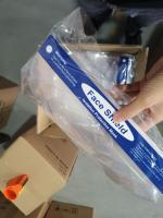 China Wrap Around Dental / Chemical Face Shield , PET Clear Plastic Face Shield for sale