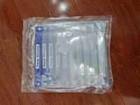 China 330 * 220mm Clear Disposable Face Shield Double Sided Polymer Materials for sale