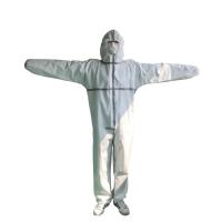 China Breathable Disposable Protective Suit Soft Material 165mm - 180mm Size for sale