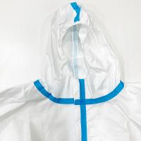 China Fire Retard Disposable Surgeon Gown , Knit Cuff Latex Free Disposable Theatre Gowns for sale