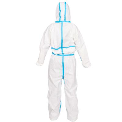 China S - XXXL Disposable Protective Suit , Persoanl Care Waterproof Disposable Coveralls for sale