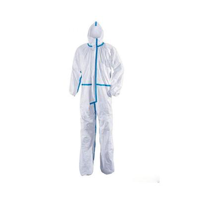 China Hazmat Disposable Work Suits , Antistatic SMS Non Woven Isolation Gown for sale