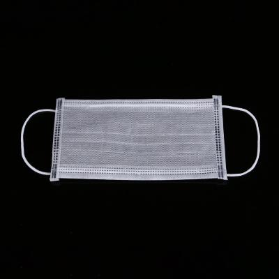 China Anti Bacterial White Single Use Face Mask , 17.5cm Wide Mouth Cover Mask for sale