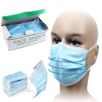 China Fliud Resistant Medical Face Mask , 95% BFE / PFE 3 Ply Non Woven Face Mask for sale