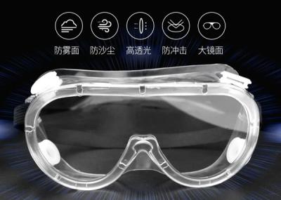 China Transmittanable Custom Safety Goggles , Anti Fog Health And Safety Goggles for sale