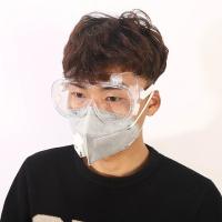 China Transparent Anti Fog Protective Goggles Construction Use Scratch Proof for sale