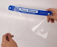 China Ppe Clear Full Face Shield , Polycarbonate Face Shield Harmful Chemical Splash Protection for sale