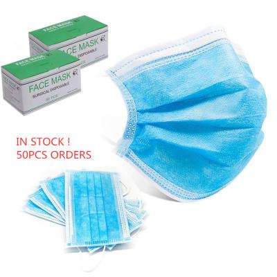 China Non Woven 3 Ply Disposable Earloop Face Mask For Hospital / Healthcare for sale