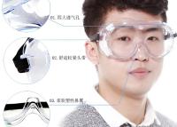 China Scratch Resistant Anti Fog Safety Glasses PC Lens Transparent Waterproof for sale