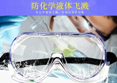China Anti Splash Disposable Protective Goggles UV Protection Lightweight For Laboratory for sale