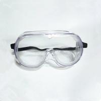 China Transparent Disposable Protective Goggles , Anti Scratch Safety Goggles Soft Face Frame for sale