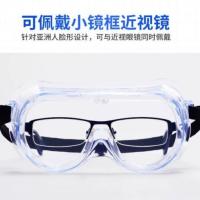 China Shock Proof Disposable Protective Goggles Clear With Good Light Transmission for sale