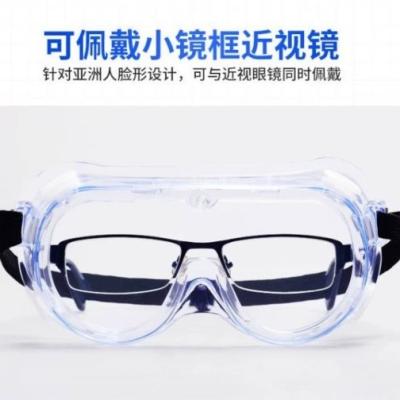 China Shock Proof Disposable Protective Goggles Clear With Good Light Transmission for sale