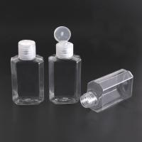 China Detachable Plastic Cap 60ML PET Transparent Disinfectant Bottle for sale