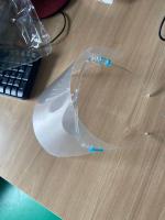 China Transparent 28*19cm Anti Fog Medical Face Shield Visor for sale