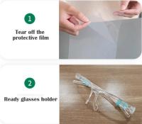 China Transparent Elastic Band PET Plastic Face Shields for sale