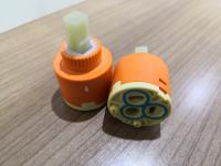 China 35mm Flat Idling Double Seal Faucet Valve Cartridge for sale