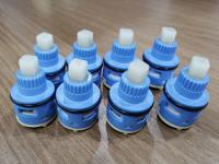 China 22mm Two Way Plastic Handle Diverter Ceramic Cartridge For Faucet for sale