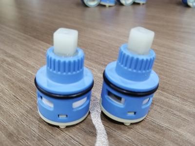 China 22mm Two Way Plastic Handle Diverter Ceramic Cartridge For Faucet for sale