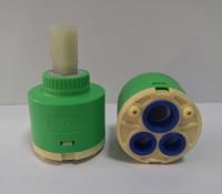 China Hot And Cold Water Faucet Ceramic Cartridge 40mm With SS Mesh for sale