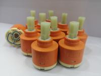 China Bathroom Bathtub Faucet Parts Water Saving Ceramic Cartridge 40mm for sale
