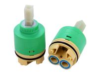 China 40mm Shower Valve Cartridge Replacement , Single Seal Kitchen Tap Cartridge for sale