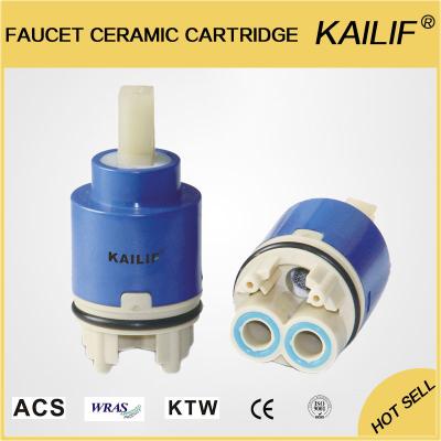China 25mm Size Blue Color Faucet Ceramic Cartridge For Bathroom for sale