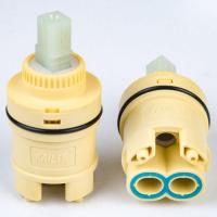 China 25mm Shower Mixer Taps Valve Side Outlet Ceramic Cartridge With Foot for sale