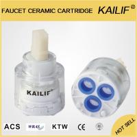 China Hot And Cold Water Ceramic Faucet Valve Cartridge 40mm for sale