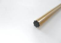 China Zinc Alloy Cast Iron Pipe Curtain Rod 8 Angle 6.7m Length 28mm Diameter for sale